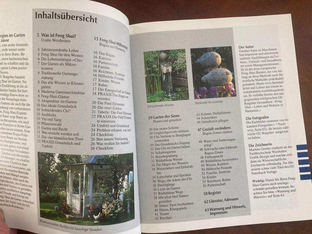 Feng Shui für jeden Garten GU Verlag / Günther Sator (Gebraucht) in Subingen für CHF 5 – mit ...