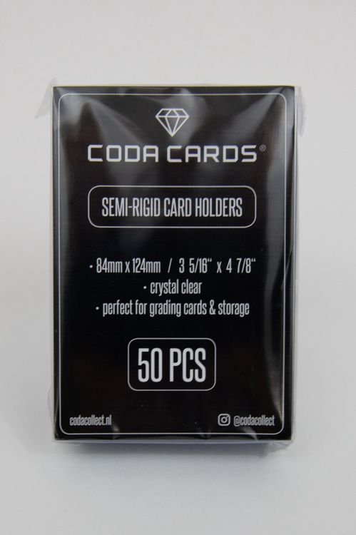 CODACOLLECT 50x SEMIRIGID CARDSAVER TO PROTECT TRADING CARDS (Neu und ...