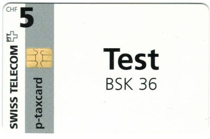 Taxcard Chip-347 Testkarte BSK 36 500 Ex ungebraucht | Kaufen auf Ricardo