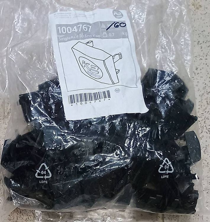 60 Stück K2 EndCap für SingleRail 36 (Neu und originalverpackt) in Zwillikon für CHF 30 – mit ...