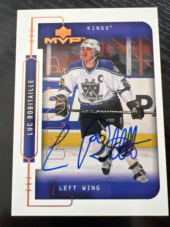 Luc Robitaille Original Autogramm Los Angeles Kings NHL (Gebraucht) in Heimberg für CHF 15 – mit ...