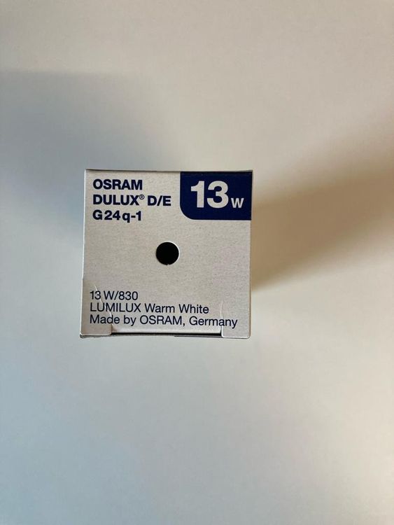 Osram Dulux D/E 13W 830 G24q-1 | Kaufen auf Ricardo