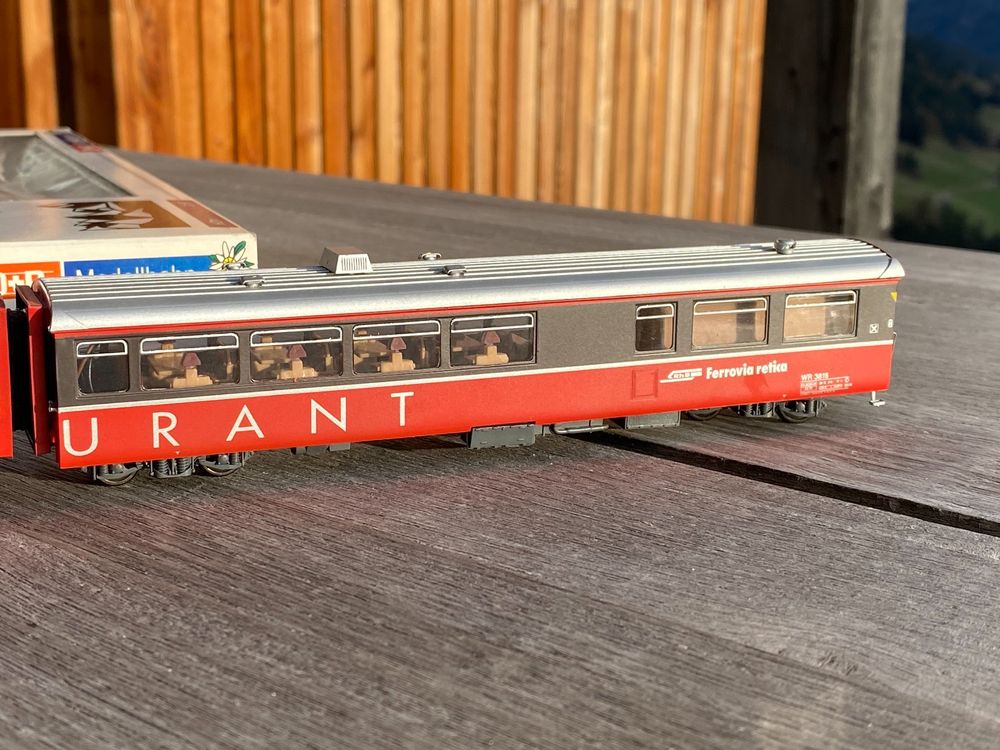 Rhb H0m D+R für Bemo Doppelspeisewagen WR 3816 und 3817 (Gebraucht) in ...