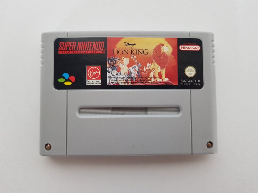 Disney The Lion King - Super Nintendo (le roi Lion) (Gebraucht) in ...