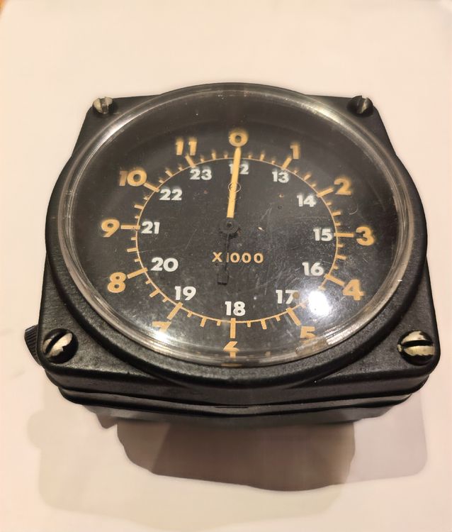 Altimeter II Höhenmesser Flugzeug Vintage Rarität (Gebraucht) in ...