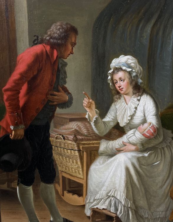 Antikes Barock Gemälde mit faszinierender Malerei | Kaufen auf Ricardo