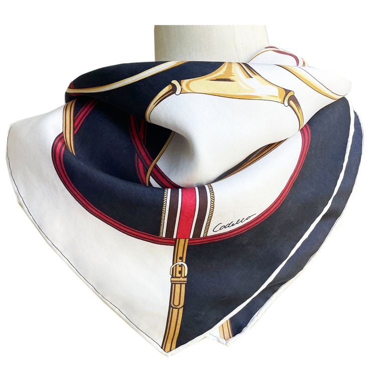 Foulard Carré 53x53 Seide Trensen Codello Nicky VINTAGE 70s | Kaufen ...