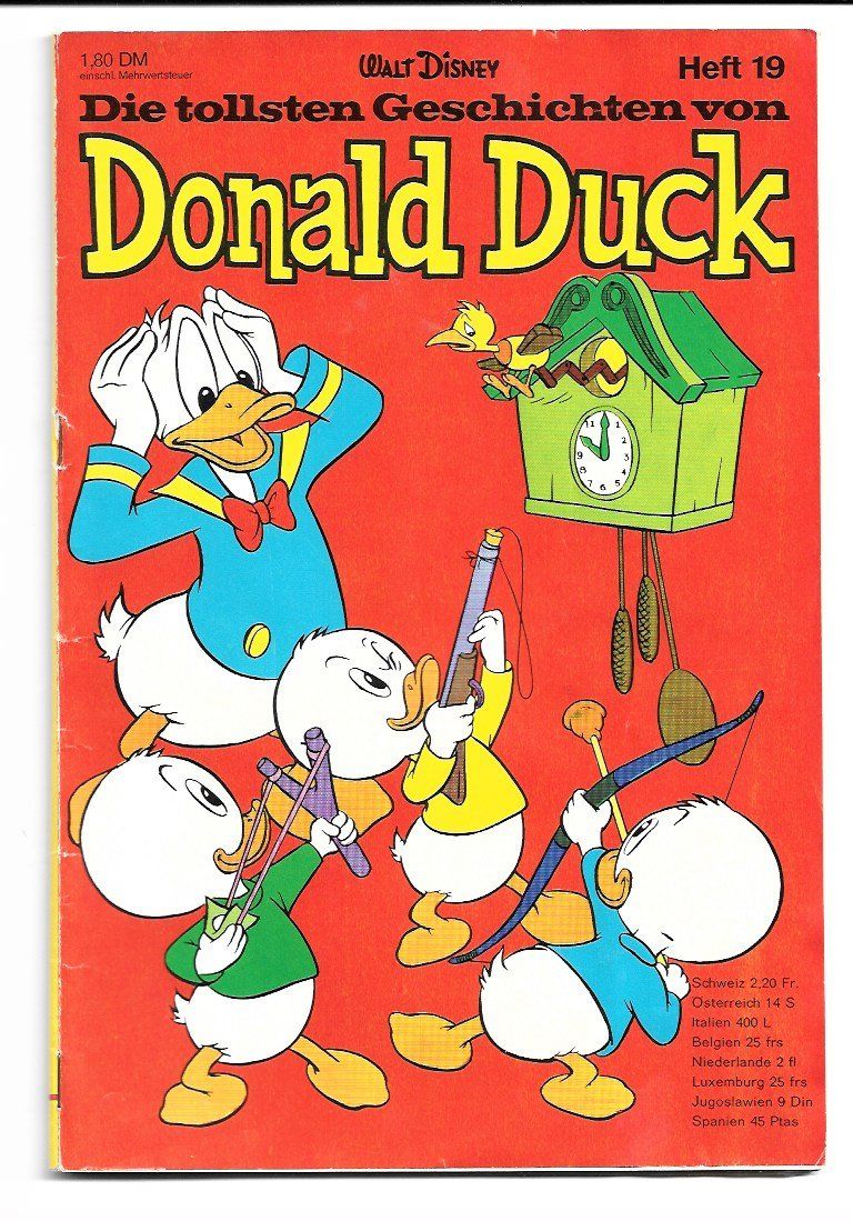 Tollste Geschichten Donald Duck Sonderheft 19, 1969, Disney (Gebraucht ...