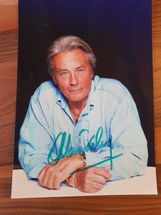 Alain Delon, handsigniert (Gebraucht) in Buchs ZH für CHF 18 – mit Lieferung auf Ricardo kaufen