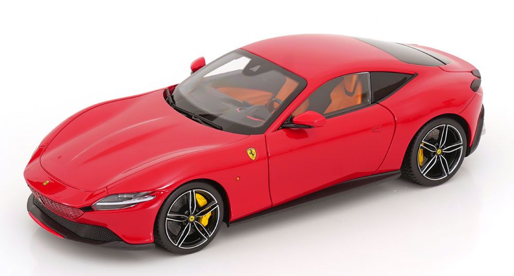 1:18 Ferrari Roma 2019 Rosso Corsa Polistil (Neu und originalverpackt ...