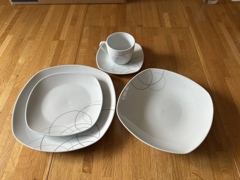 Van Well Bella Geschirr Set 5-teilig, hochwertiges Porzellan | Kaufen ...