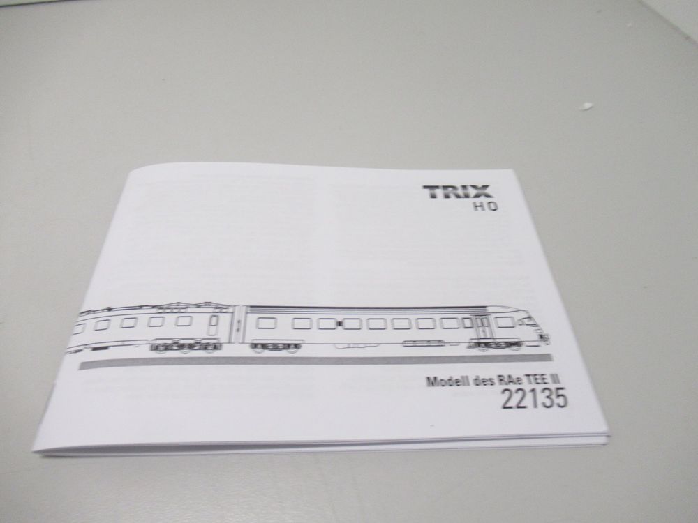 TRIX 22135 Schweizer TEE-Elektro-Triebzug Gottardo DigiSound (Gebraucht ...