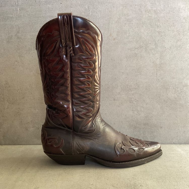 Tony Mora Vintage Leather Cowboy Boots Made In Spain | Kaufen auf Ricardo
