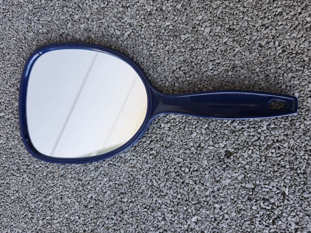 Vintage blau Kosmetikspiegel 60er Jahre Made West Germany (Gebraucht ...