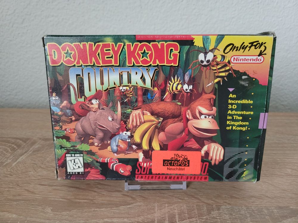 Super Nintendo/Donkey Kong Country US/OVP (Gebraucht) in Sursee für CHF ...