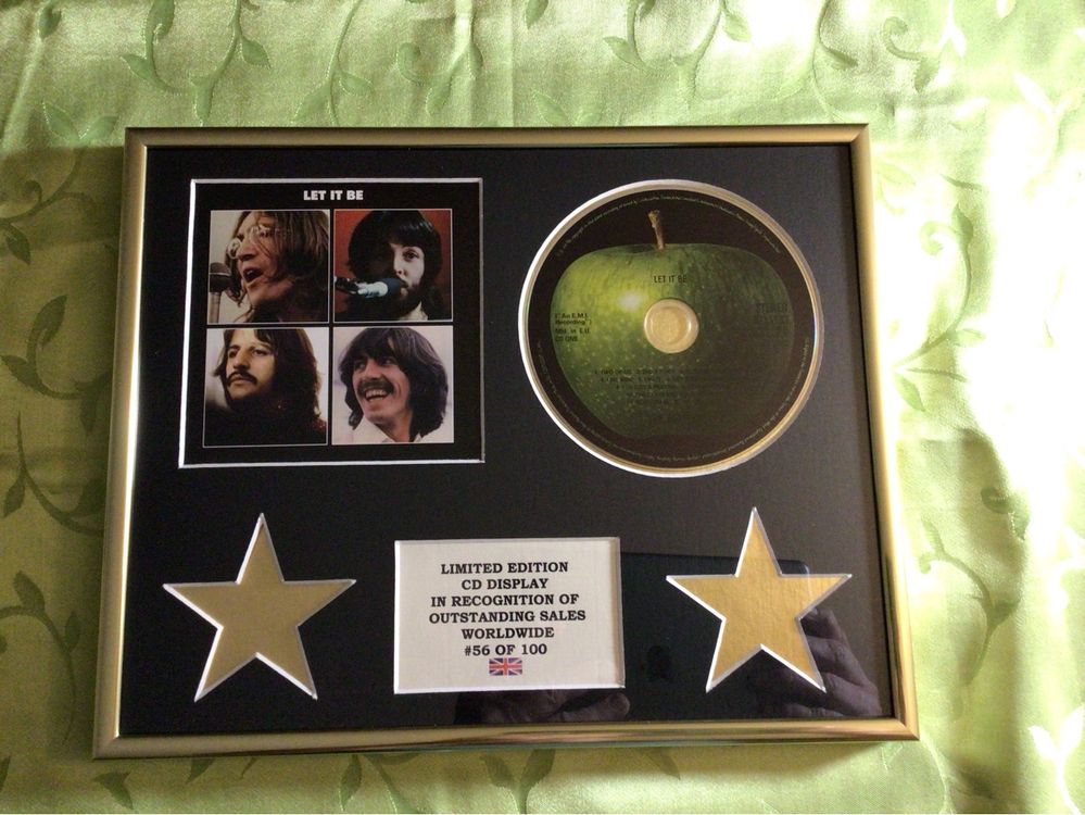The Beatles „Let it Be“ CD Display Limited Edition #56/100 (Gebraucht ...