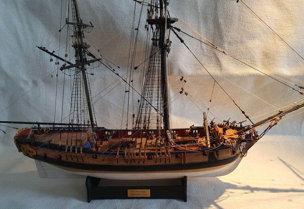 Schiffsmodell "Bomb Vessel HMS Granado 1742", AMATI 1:64 | Kaufen auf ...