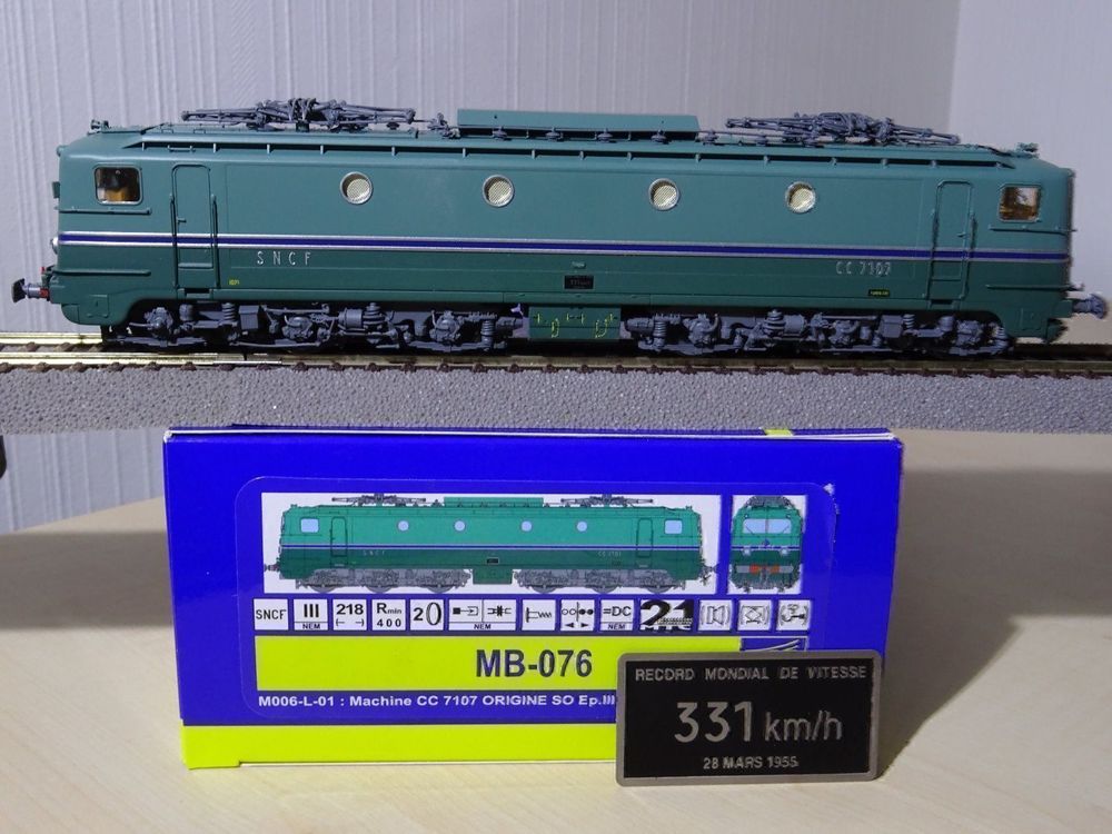 REE-models MB-076 SNCF Ellok CC7107 ESU (Neu und originalverpackt) in ...