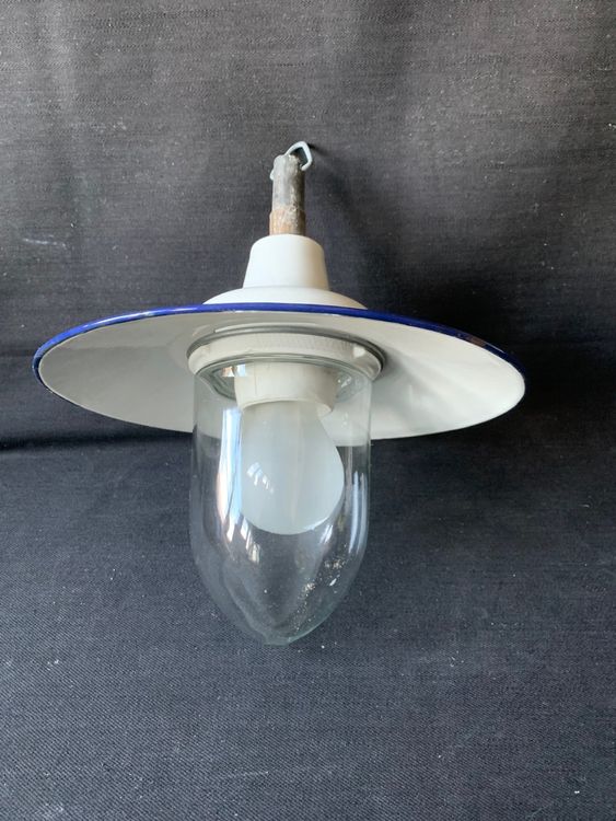 Alte, sehr schöne Stalllampe mit Glas / Sicherheitslampe (Gebraucht) in ...