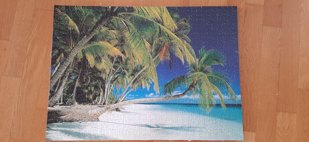 Bild Puzzle Strand Meer Palmen | Kaufen auf Ricardo