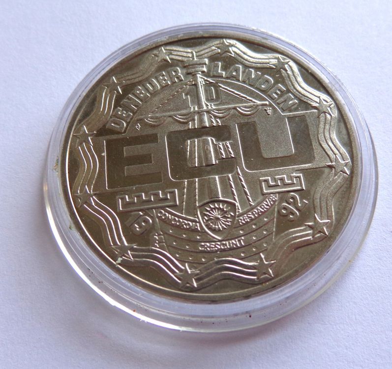 10 ECU Niederland 1992 Polierte Platte (Neu (gemäss Beschreibung)) in Zürich für CHF 1 – mit ...