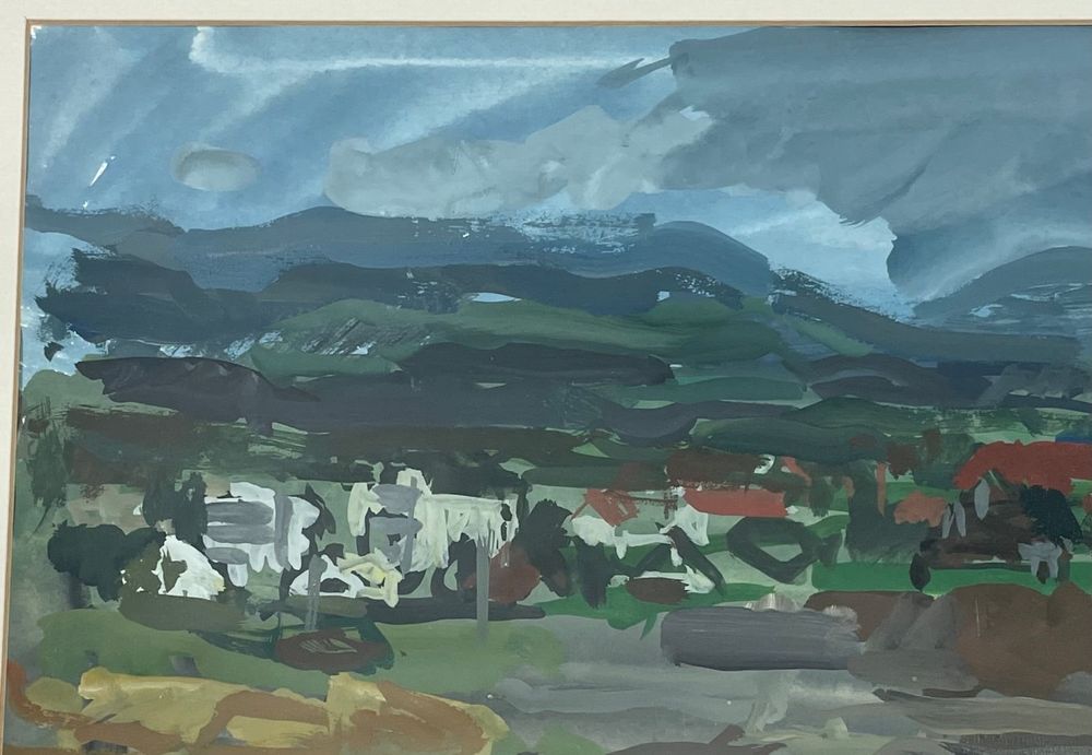 Hermann Plattner (1909-1997) COLLAGE SIGNIERT MIT RAHMEN (Gebraucht) in Gersau für CHF 99 – mit ...