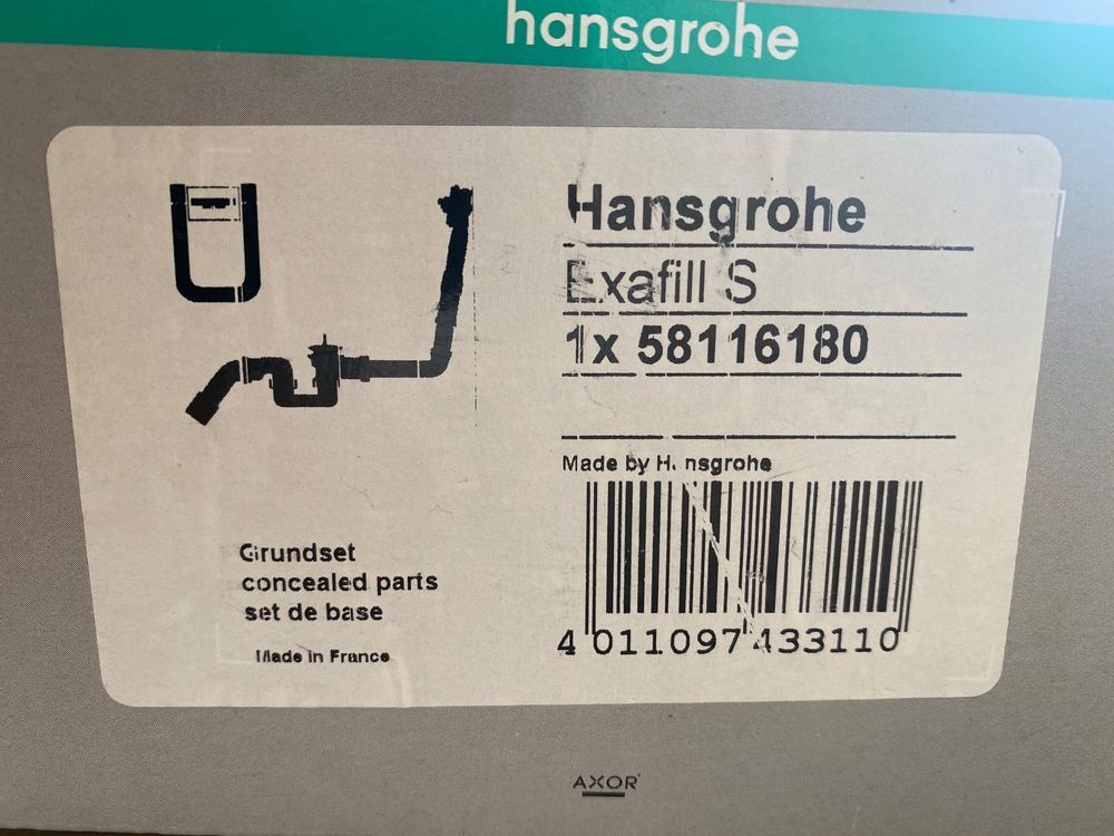 Wanneneinlauf - Hansgrohe Exafill S ohne Ab- und Überlau | Kaufen auf ...