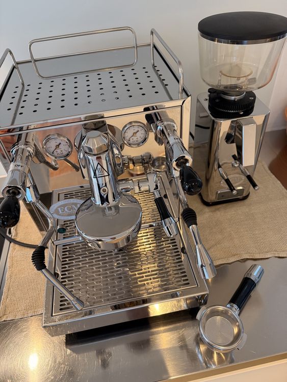 Barista ECM Kaffeemaschine mechanika profi und Mühle (Gebraucht) in ...
