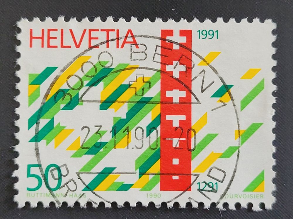 Timbre CH 1990 (5. IX.) N° 799 - Logo 700ans Confédération (Gebraucht ...