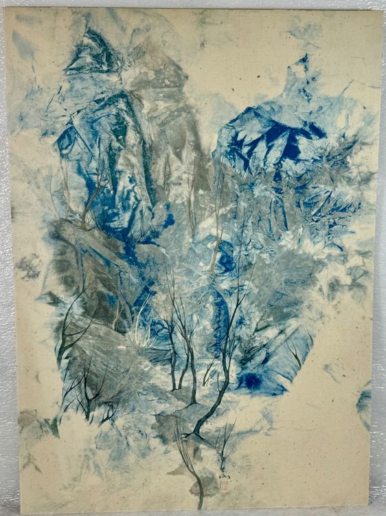 Tseng-Ying PANG (1916-1997) Grosse Lithografie auf Platte (Gebraucht ...