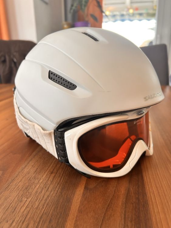 Salomon Skihelm mit Brille, Grösse S (55-56 cm) - Top Zustan (Gebraucht ...