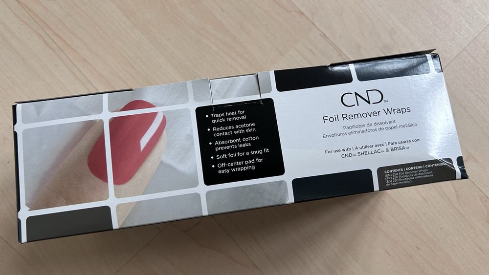 CND Shellac Duraforte Top Coat & Foil Remover Wraps (NEU) (Neu (gemäss ...