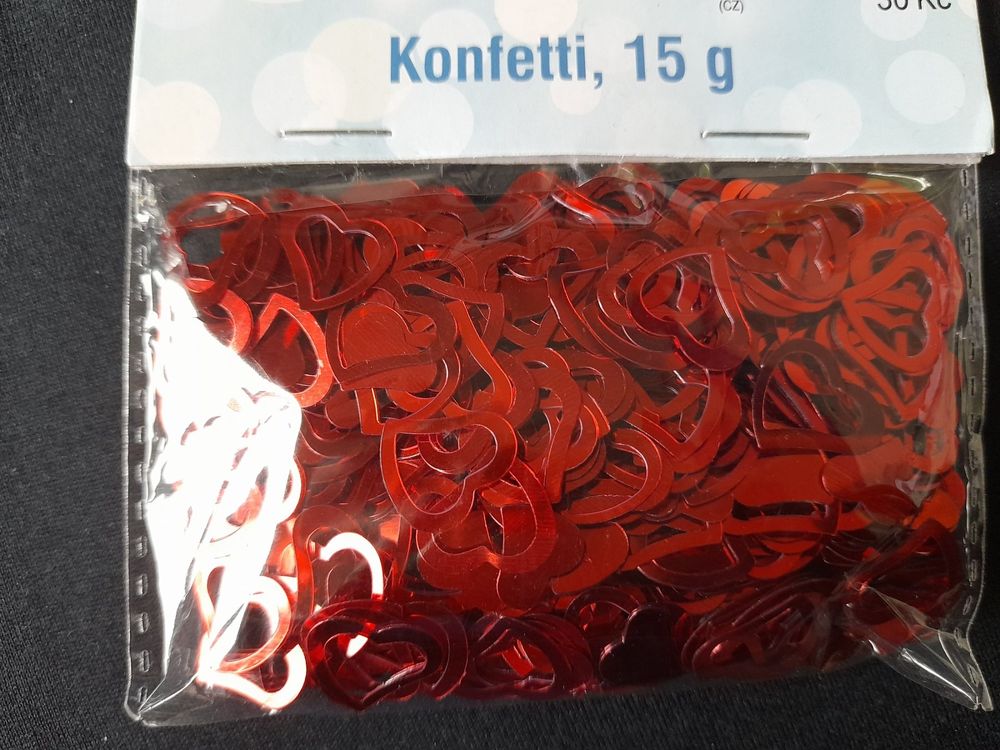 Konfetti Motiv Herz, 15 g, Deko, Party, Geburtstag | Kaufen auf Ricardo