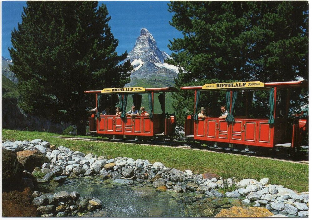 ZERMATT Riffelalp-Tram - höchstgelegene Strassenbahn Europas (Gebraucht ...