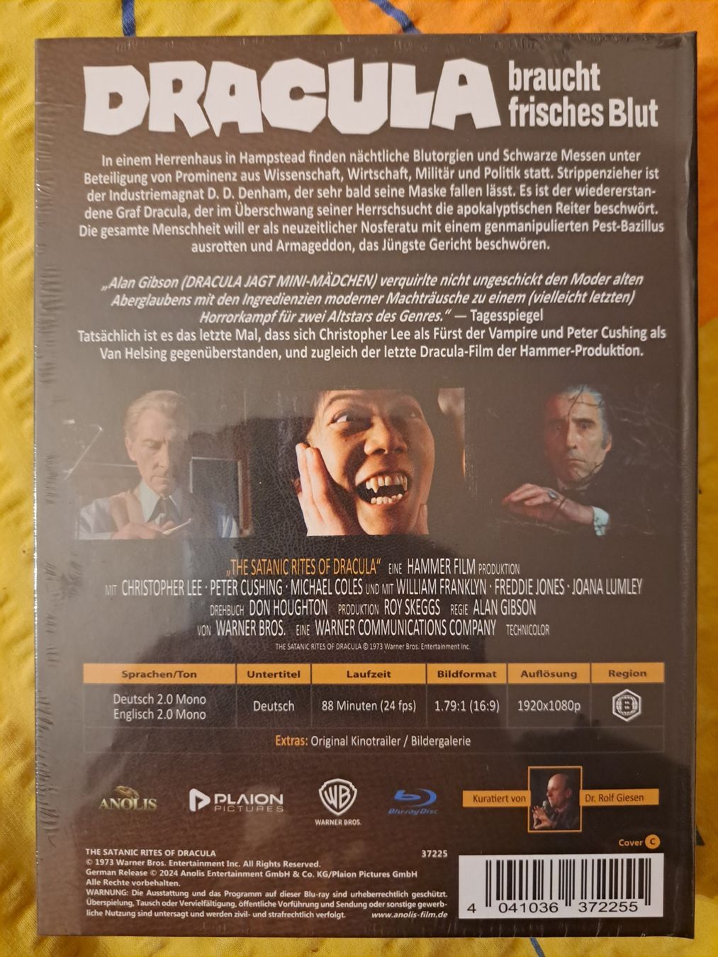 DRACULA b.f. BLUT *UNCUT* ANOLIS / HAMMER (Mediabook, OVP) (Gebraucht ...