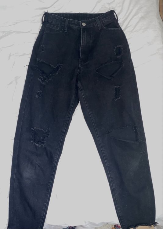 Schwarze Jeans Mit Lochern