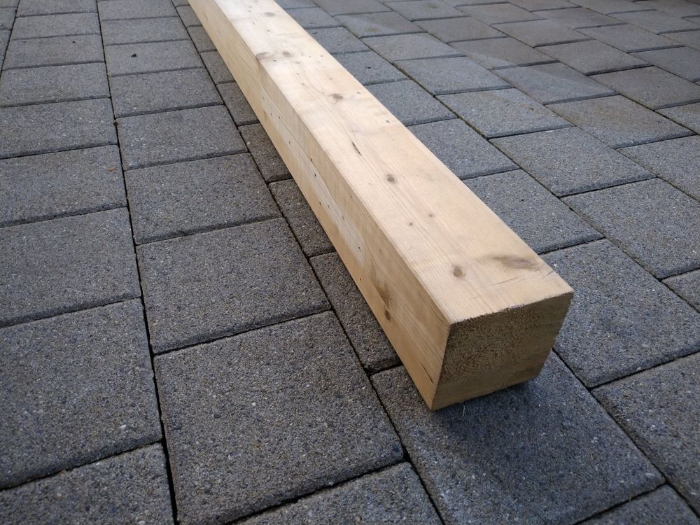 Holzbalken verleimt 12 x 12cm / L 389cm (Gebraucht) in Seewen SZ für ...