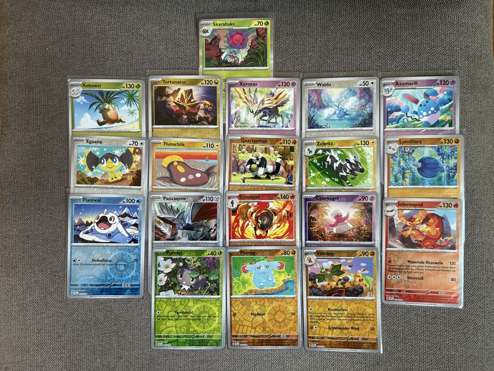 Lot 19 cartes Pokémon surging sparks (SSP) DE NM (Neuf (Voir ...