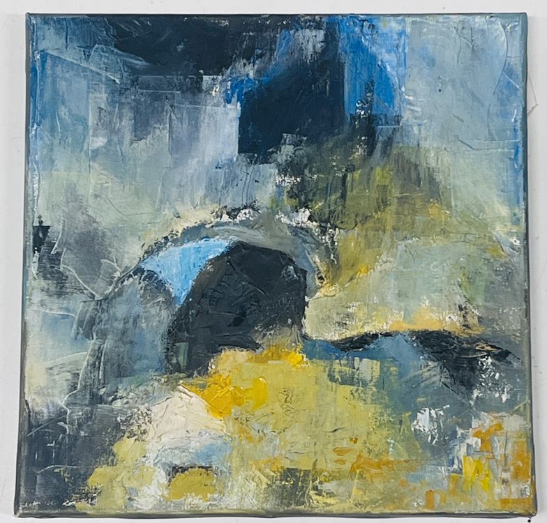 Abstrakte Mischtechnik Öl auf Leinwand | Kaufen auf Ricardo