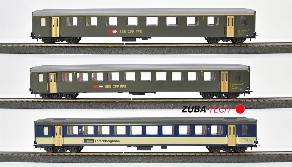 Lima 3x Personenwagen EW I SBB/BLS H0 GS | Kaufen auf Ricardo
