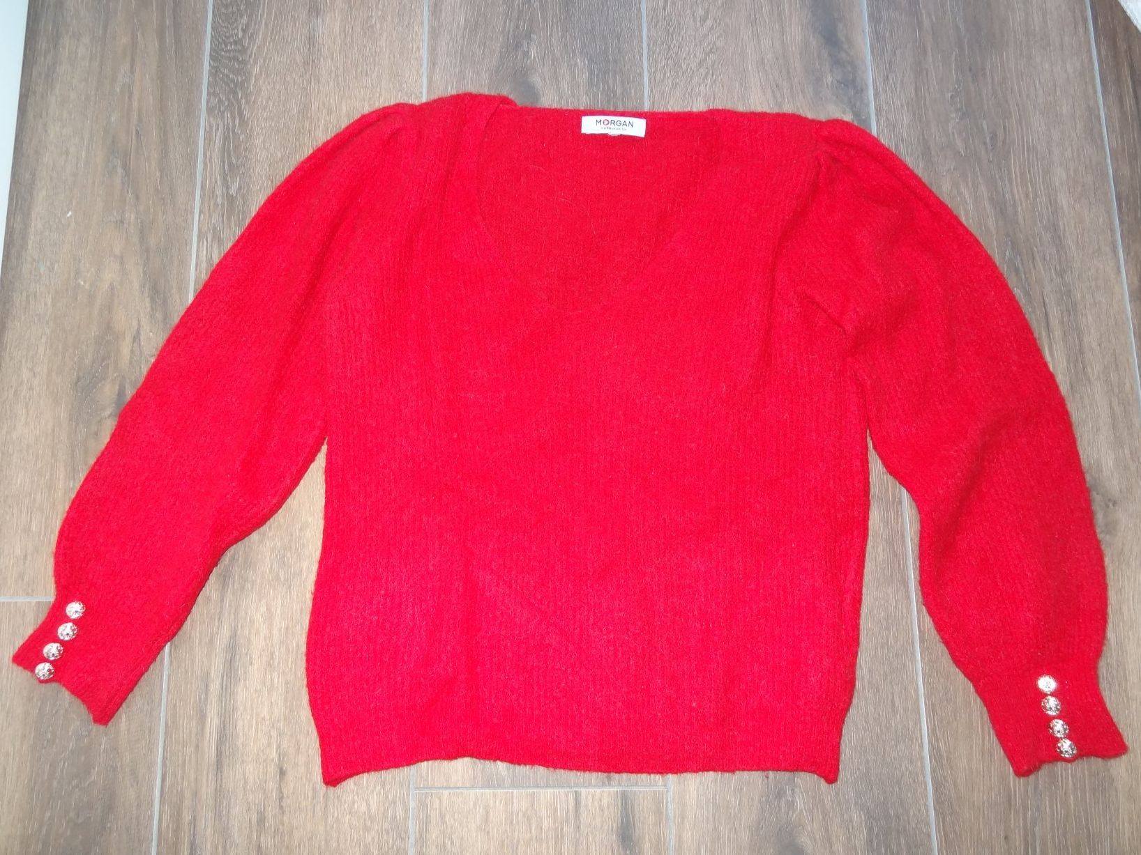 Pull rouge Morgan, manches longues🔥 (D'occasion) à Satigny pour CHF 0. ...