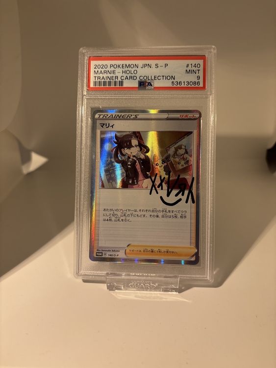 Pokémon Marnie Holo Trainer Card Collection JP PSA 9 (Nuovo (secondo la ...