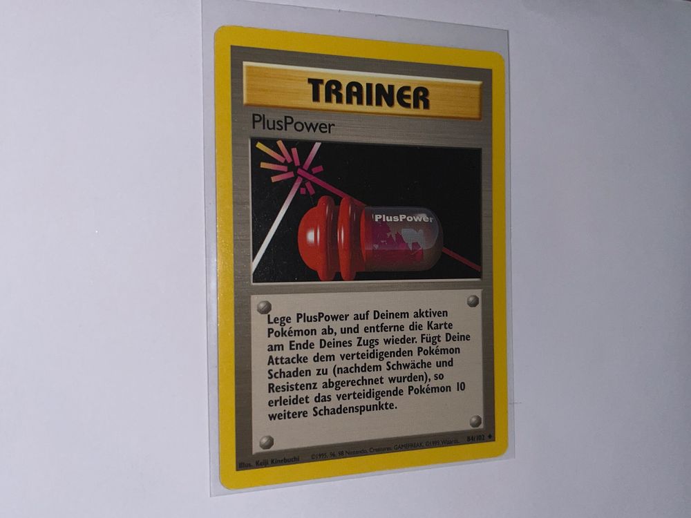 Pokemon Base Set Trainer PlusPower 84/102 (Gebraucht) in für CHF 1 ...
