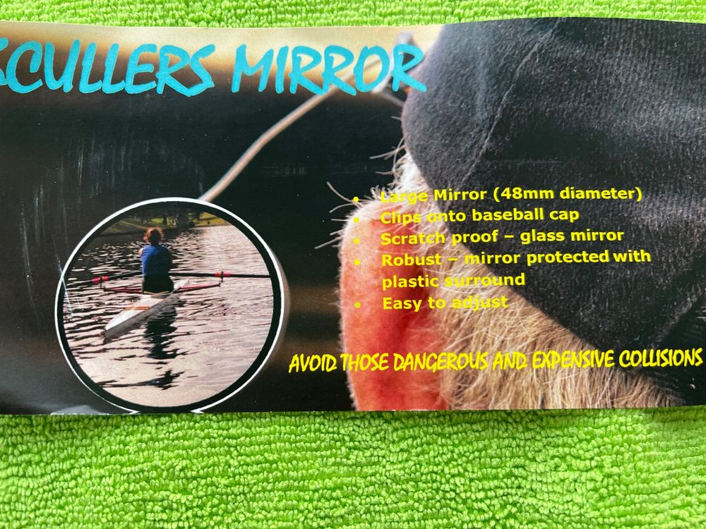 Rückspiegel für Ruderer, aufsteckbar auf Schild des Chäppi. (Neu und ...