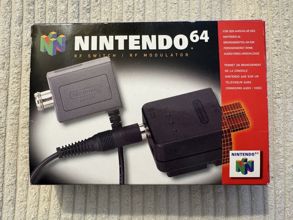 Nintendo 64 N64 RF-Modulator Antennenadapter - Original! (Gebraucht) in ...