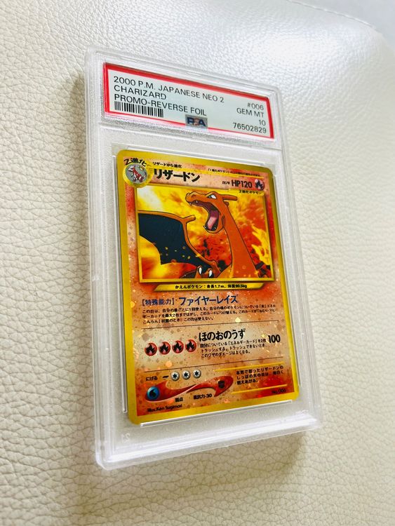 💎PSA 10💎 Charizard Rev. Holo Dracaufeu Glurak Pokemon 2000 | Kaufen auf Ricardo