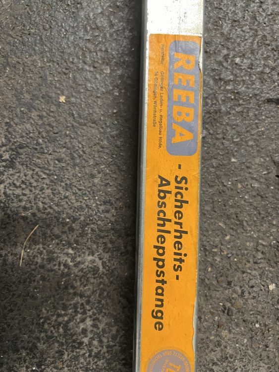 REEBA Sicherheits-Abschleppstange | Kaufen auf Ricardo