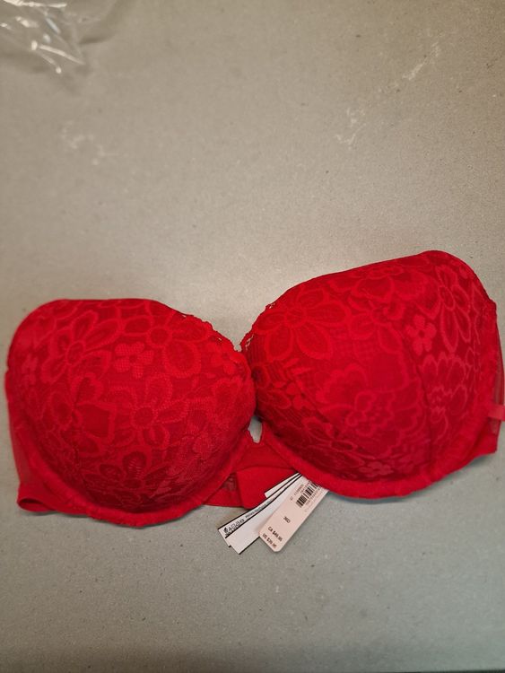Victorias Secret Push Up Bh 36d 80d Rot Mit Spitze Kaufen Auf Ricardo