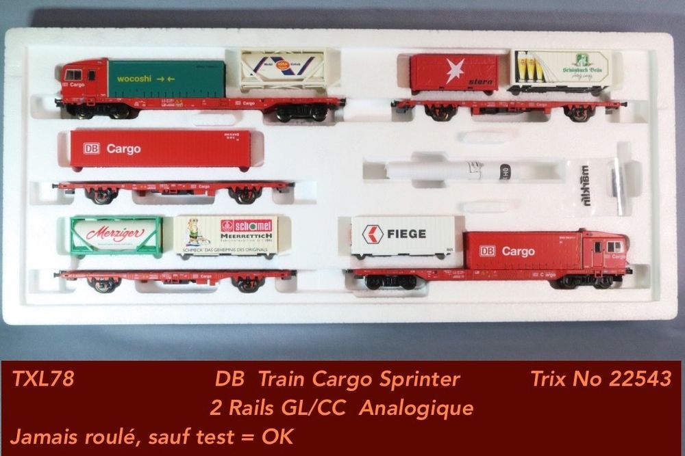 TXL78 DB Train Cargo Sprinter Trix No 22543 | Kaufen auf Ricardo