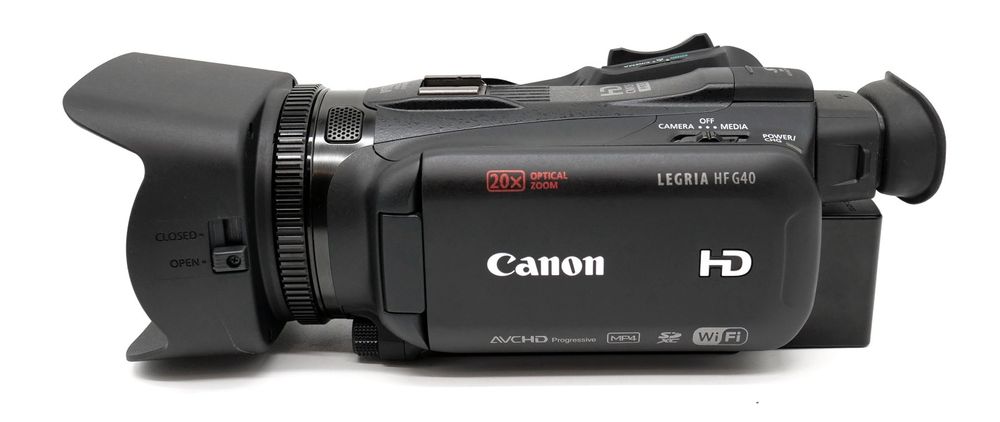 Canon Legria HF G40 Camcorder, WIFI, FULL HD, 20x opt. Zoom (Gebraucht ...
